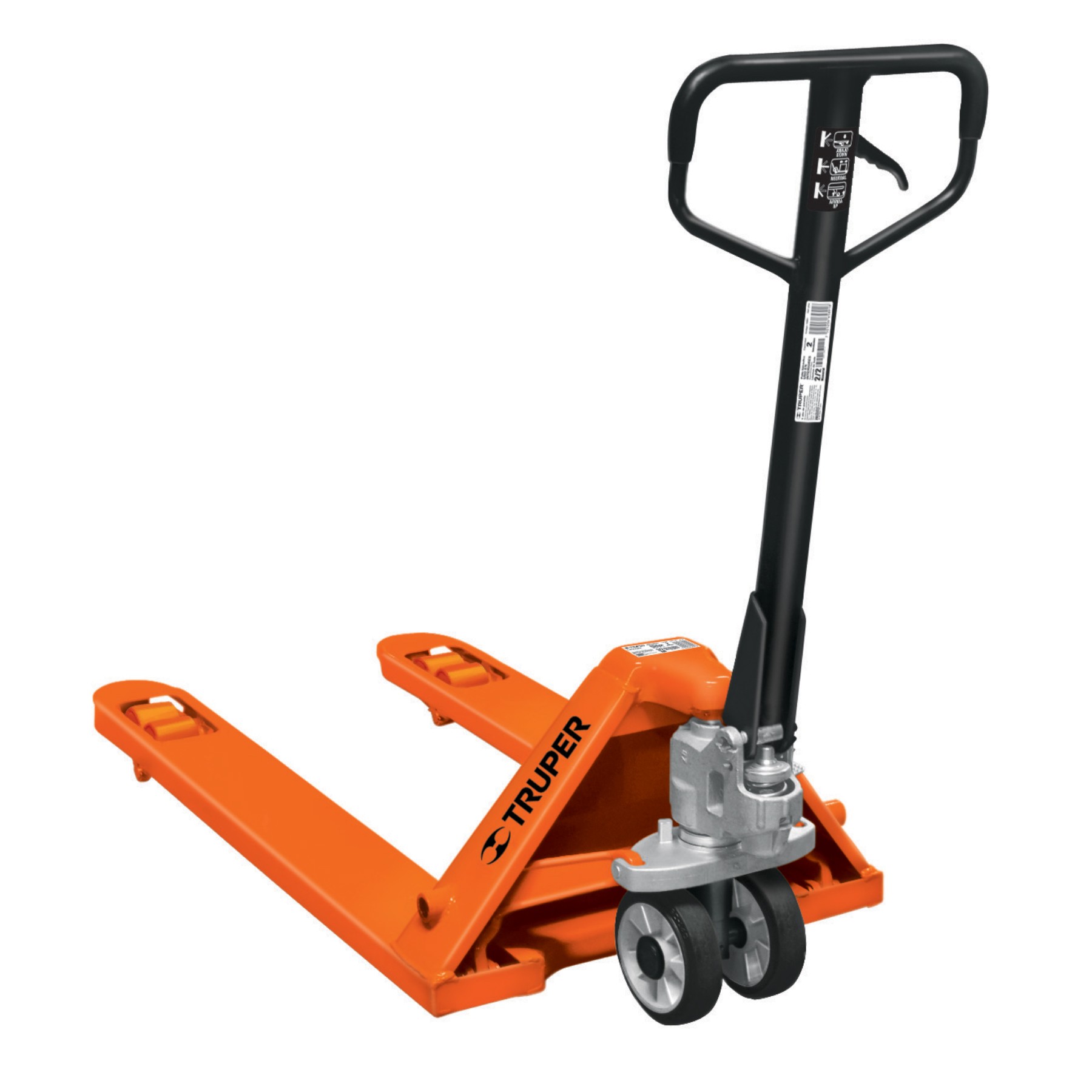 Patín Traspaleta 2 Ton. Ruedas Delanteras De PU,Traseras Hule - Seglodim